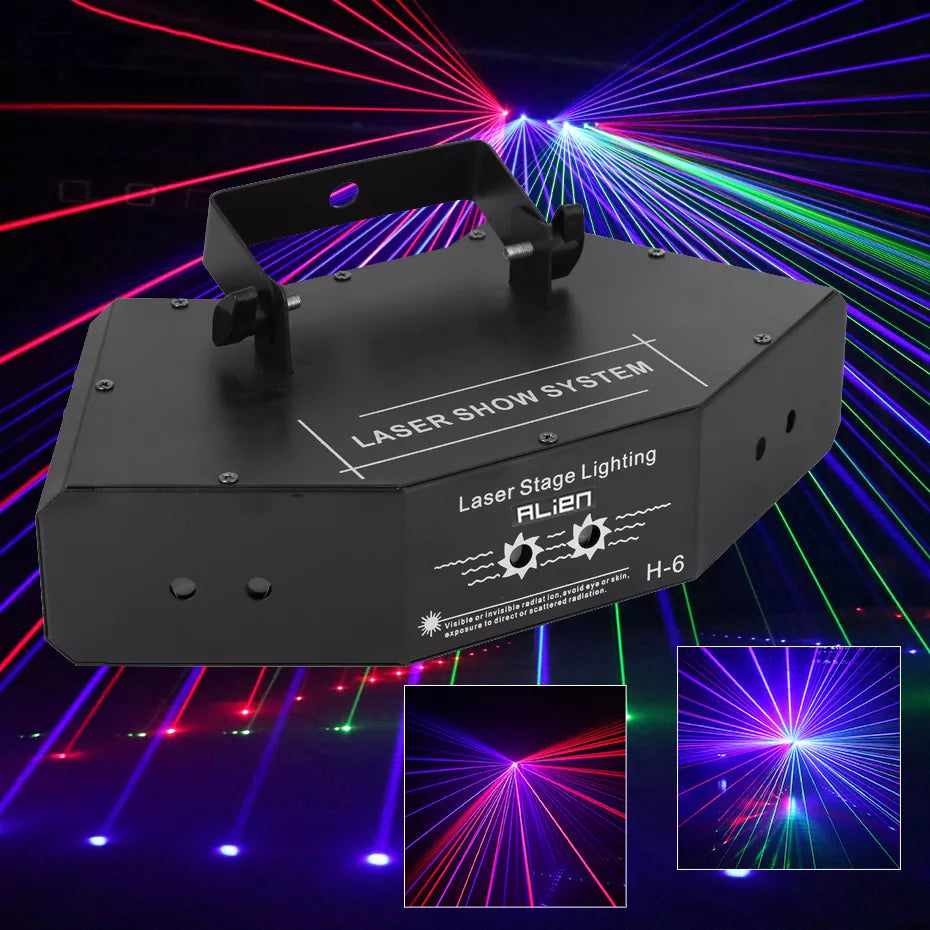 Six-hole RGB scanning laser light-B20