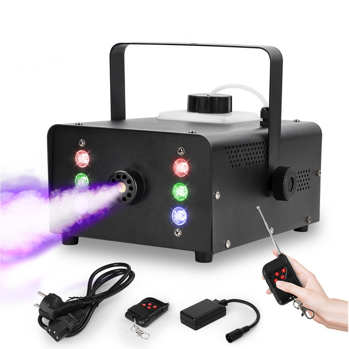 1500W Upgraded RGB 6LED Fog Machine - Y13