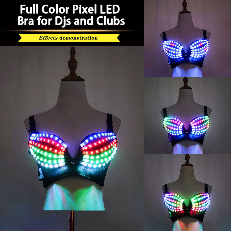 Full Color Pixel LED Bra for Djs and Clubs-M27