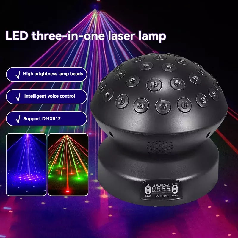 New 3 in 1 full color scanning laser light-B42