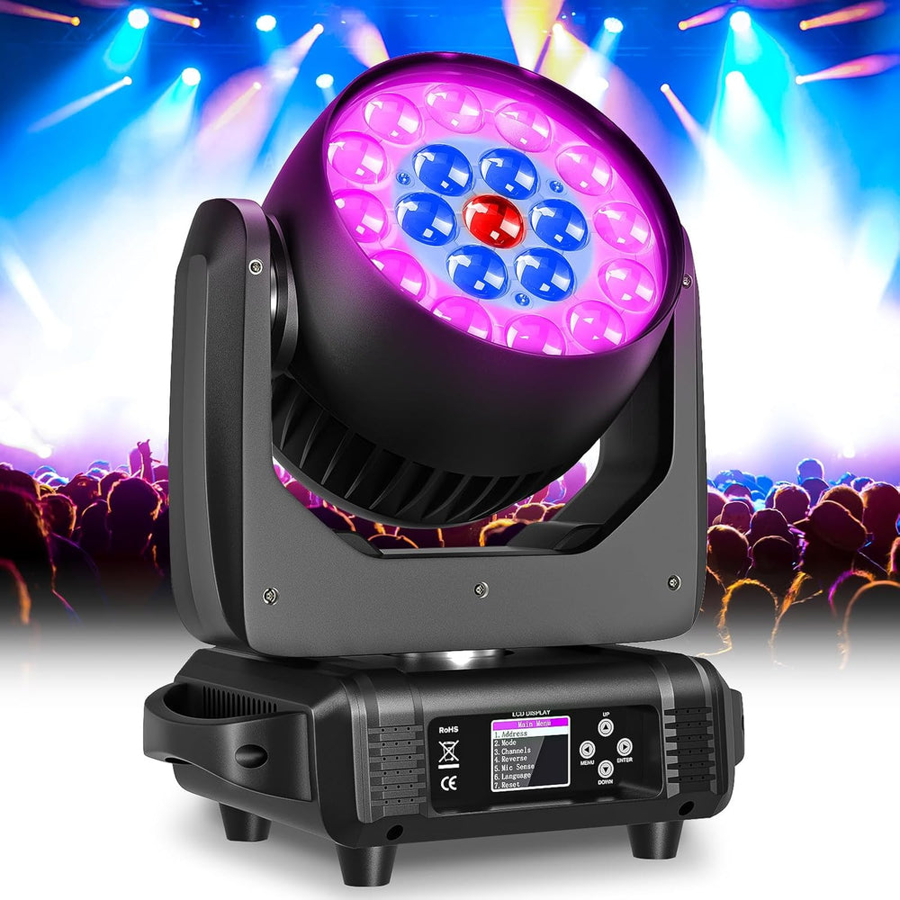 285w RGBW stage light 19 LED moving head light-P5