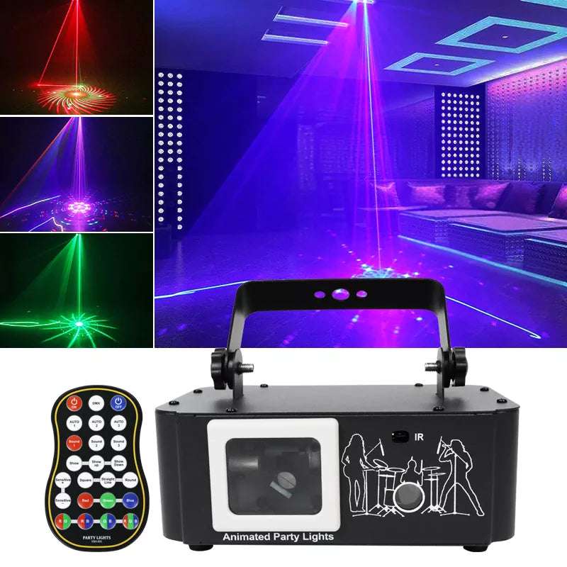 2 in 1 Starry Sky Scanning Laser Light-B32