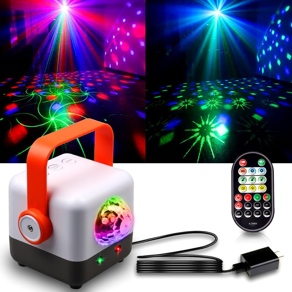 LED colorful rotating party light-C19