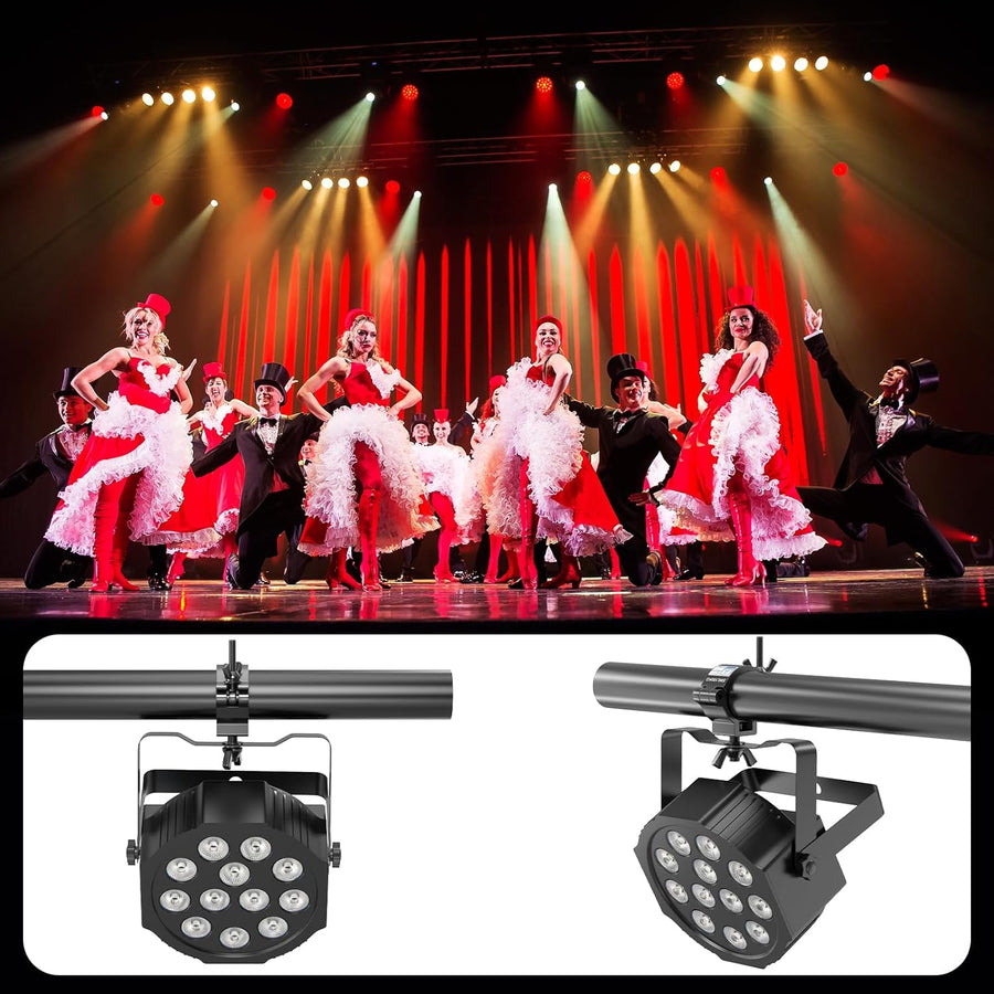 [4 Pack] Stage Lighting Clamps, TUV 2 Inch Truss Lighting Clamps