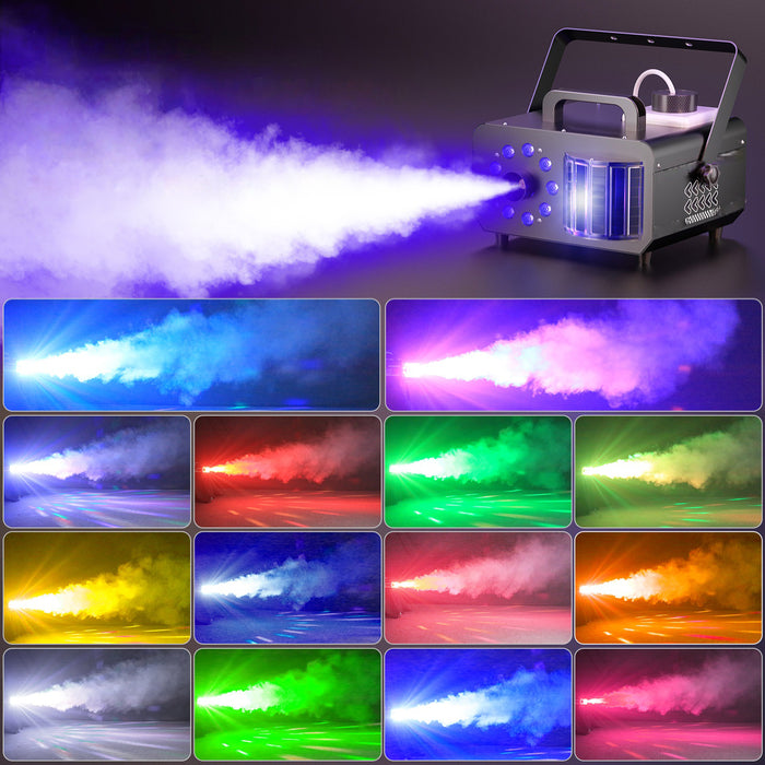 1200W RGB 9 LED Magic Ball Effect Smoke Machine-Y7