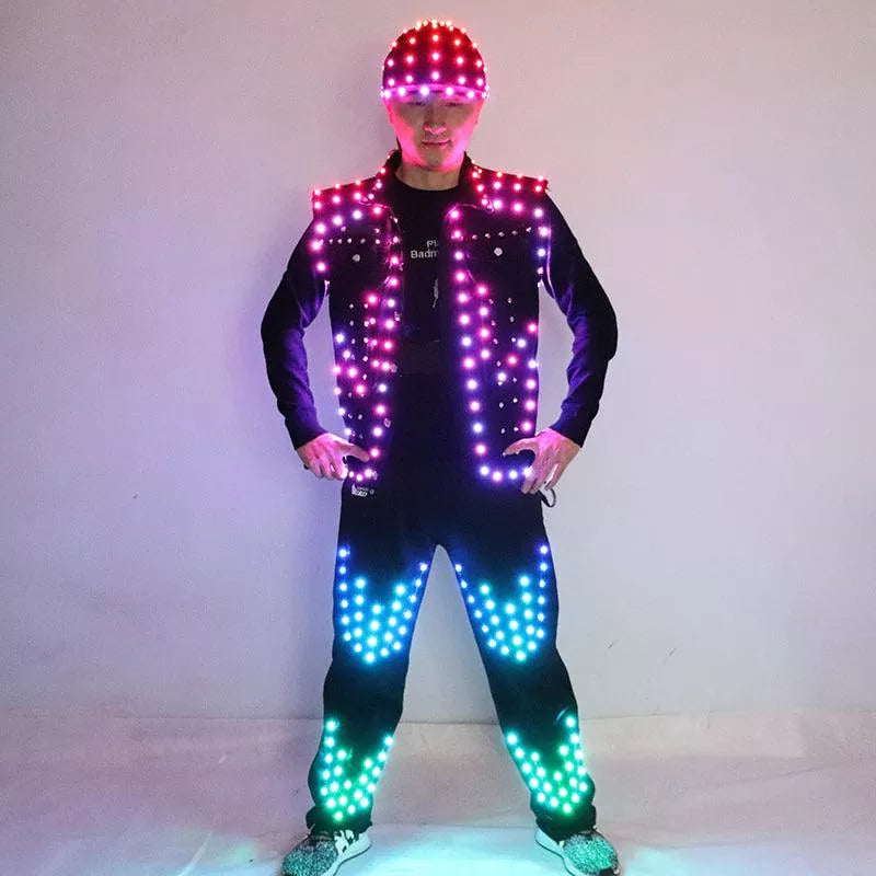 Full color LED clothing set